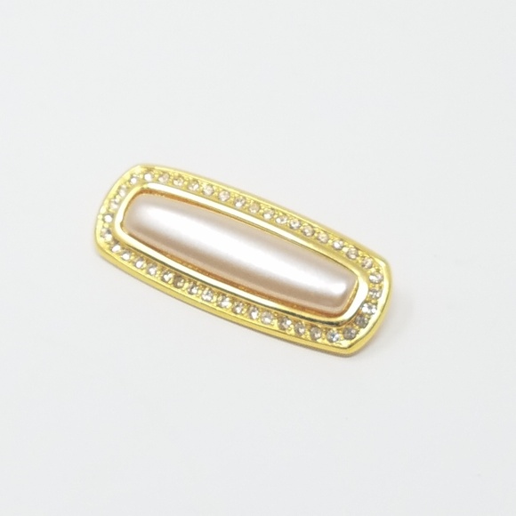 Napier | Jewelry | Vintage Napier Brooch Pin Rhinestone Gold Tone Pin ...